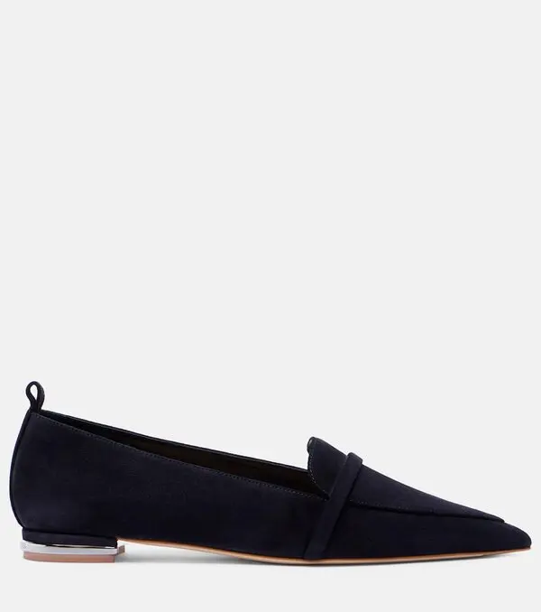 MALONE SOULIERS Dora 10 Suede Loafers - Blue