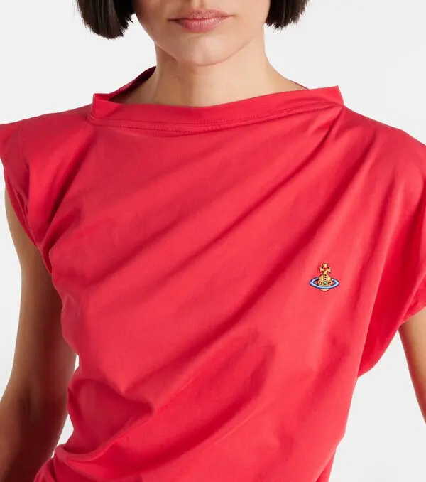 VIVIENNE WESTWOOD Orb Cotton Jersey Mini Dress - Red