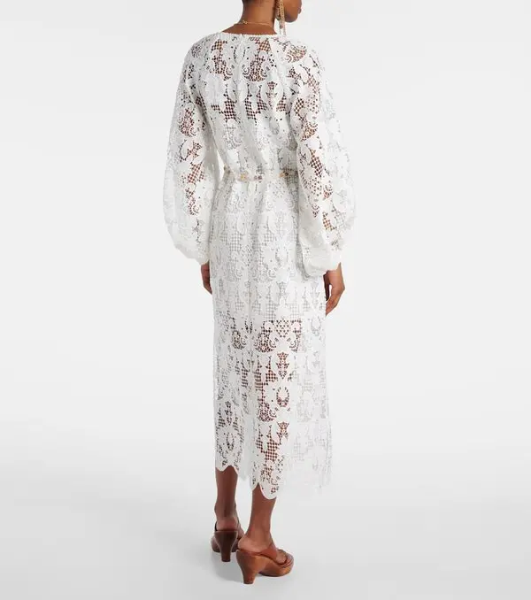 Zimmermann Coco Lace Midi Dress