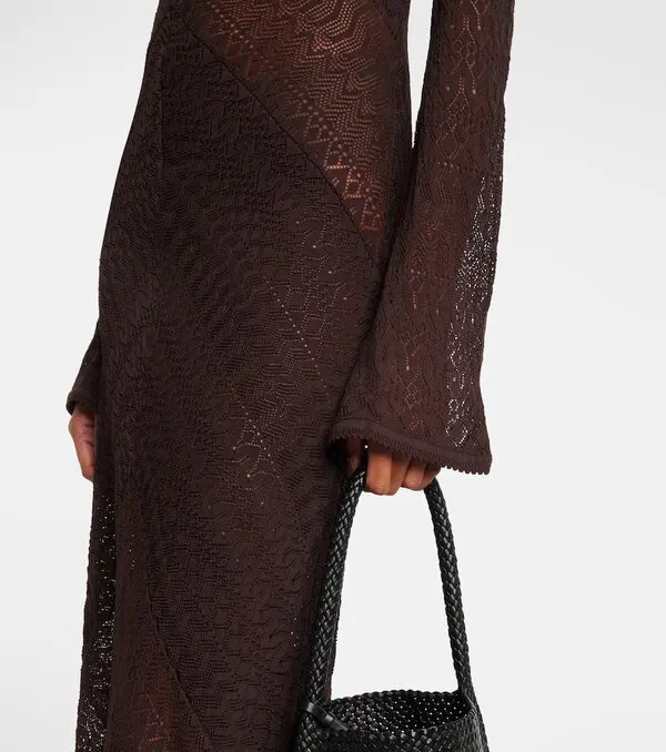 Staud Vera Knitted Maxi Dress