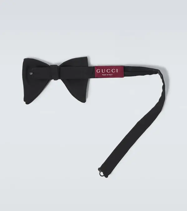 Gucci Silk Crepe Bow Tie