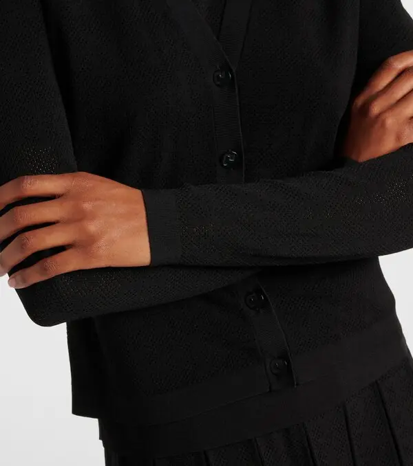 Tory Burch T Monogram Jacquard Cardigan