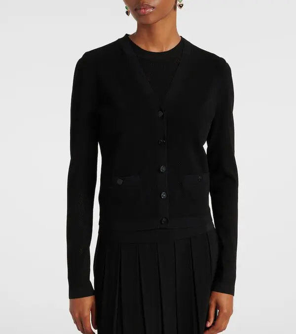 Tory Burch T Monogram Jacquard Cardigan