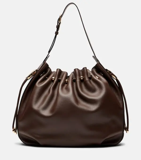 Zimmermann Halcyon Large Leather Bucket Bag