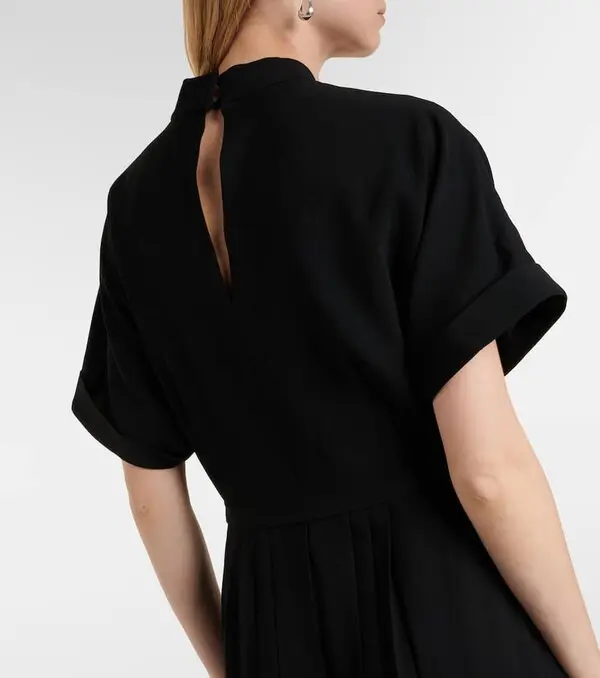 JOSEPH Sofia Plisse Jumpsuit - Black
