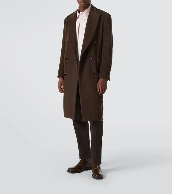 LARDINI Virgin Wool Overcoat