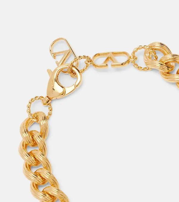 Valentino Garavani Coeur Royal Vlogo Charm Bracelet