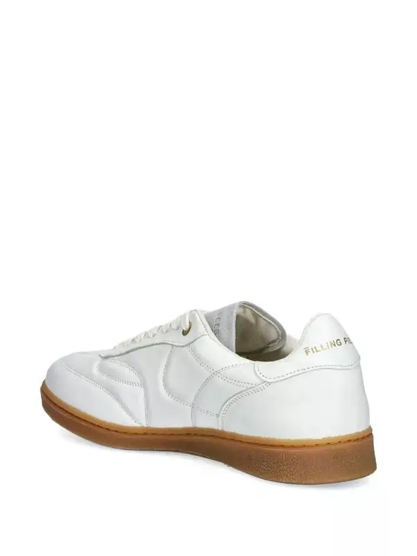 Filling Pieces Sprinter Dice Leather Sneakers - White