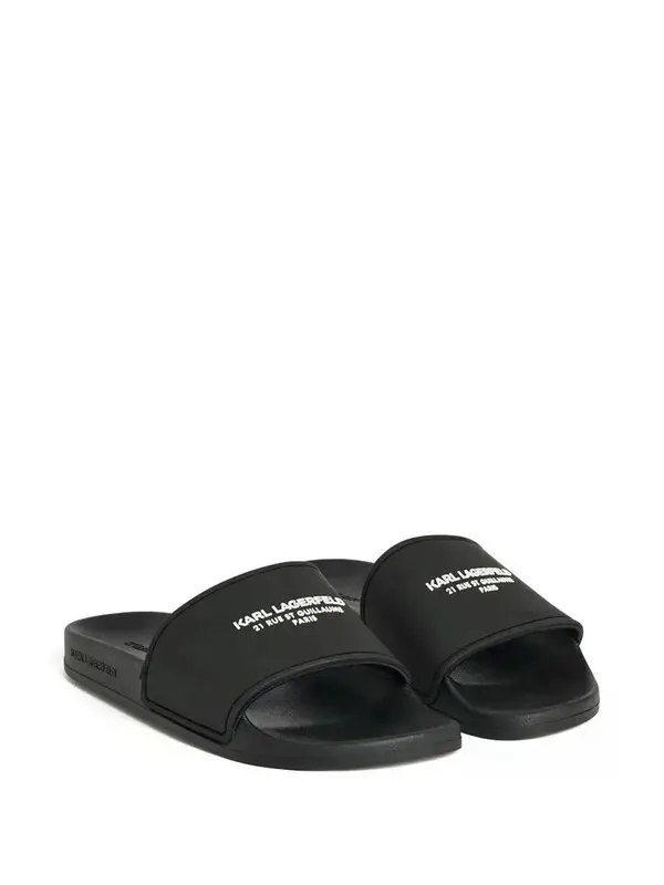 Karl Lagerfeld Logo-print Slides