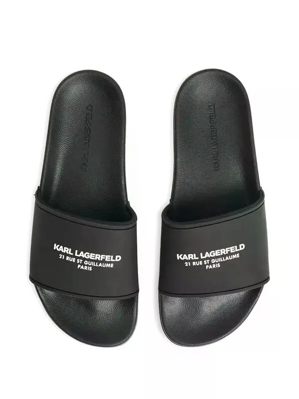 Karl Lagerfeld Logo-print Slides