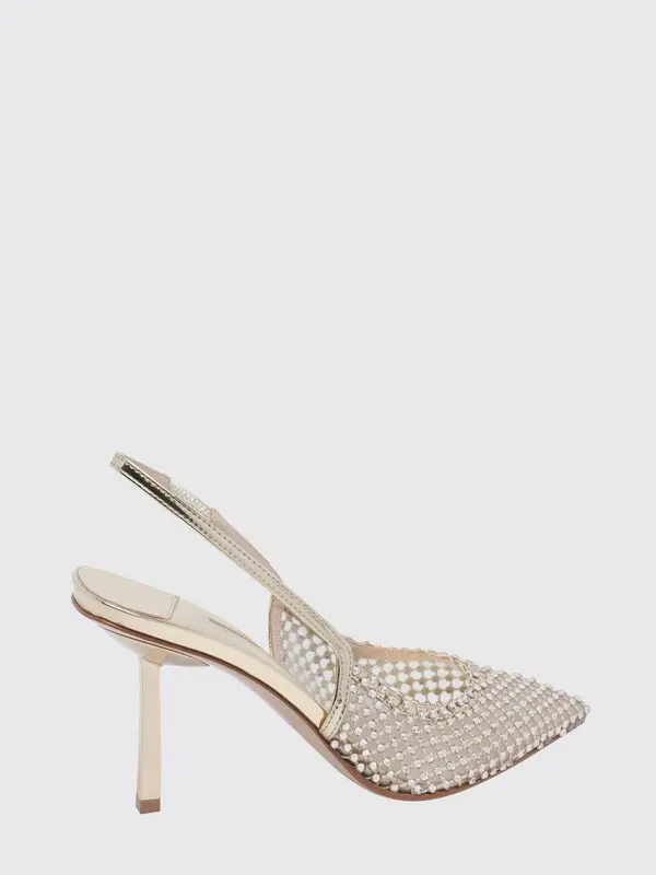 LE SILLA Rhinestone Embellished Slingback Pumps