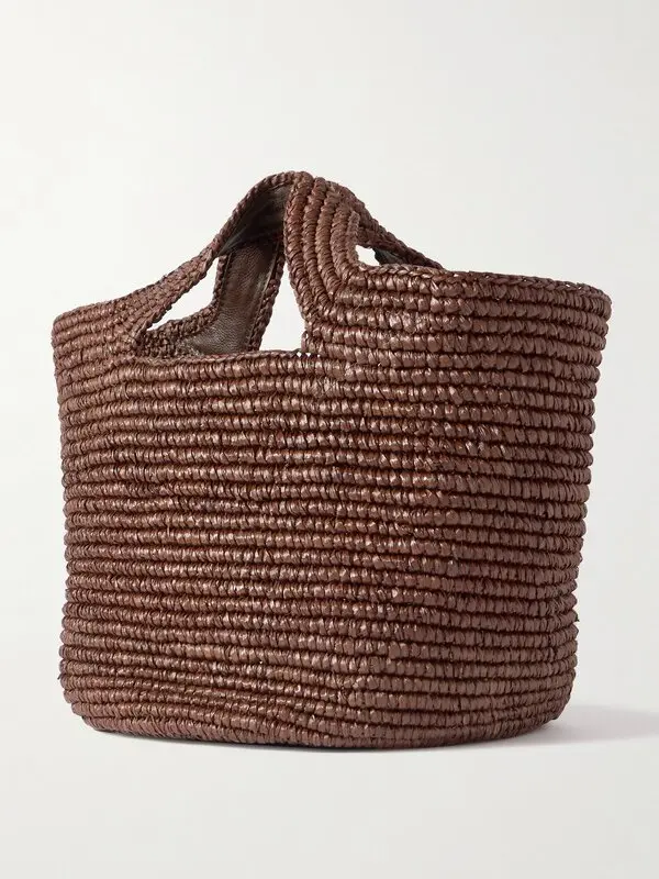 SENSI STUDIO Woven Raffia Bolso Playero Tote