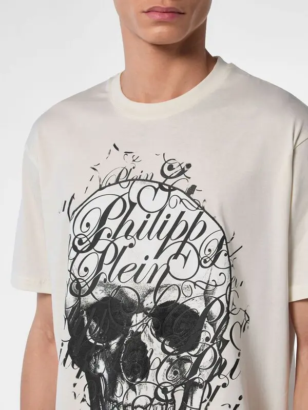 Philipp Plein Skull Cotton T-shirt - White 1