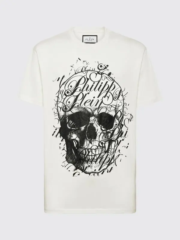 Philipp Plein Skull Cotton T-shirt - White 1