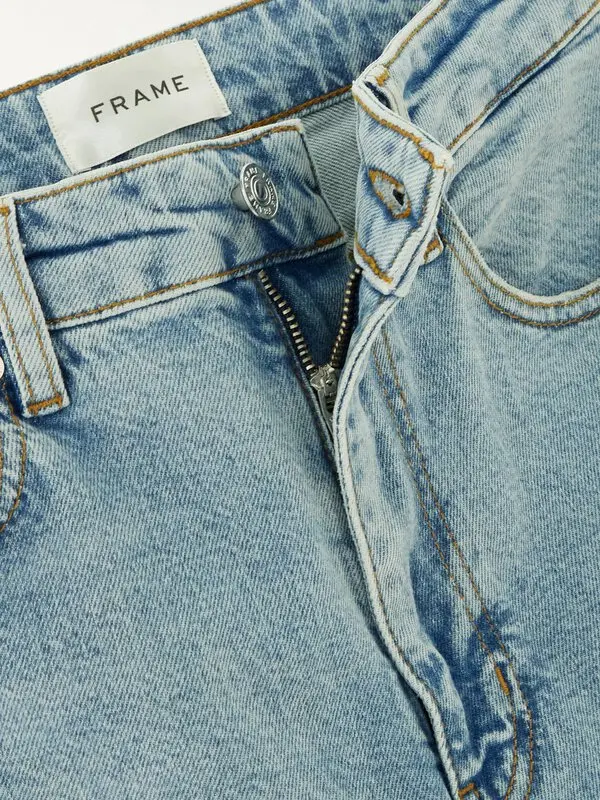 FRAME The Arrow High-rise Flared Jeans - Blue