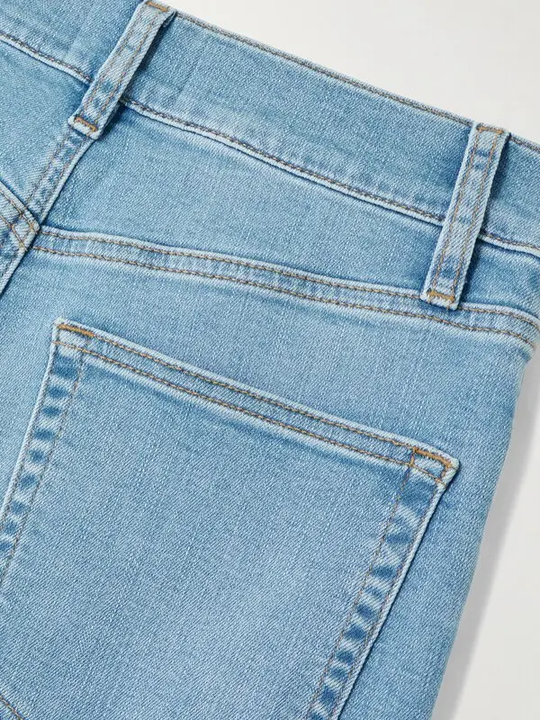 FRAME Le Slim Palazzo Mid-rise Jeans