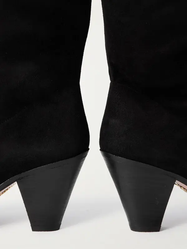 AQUAZZURA Boogie 70 Suede Ankle Boots