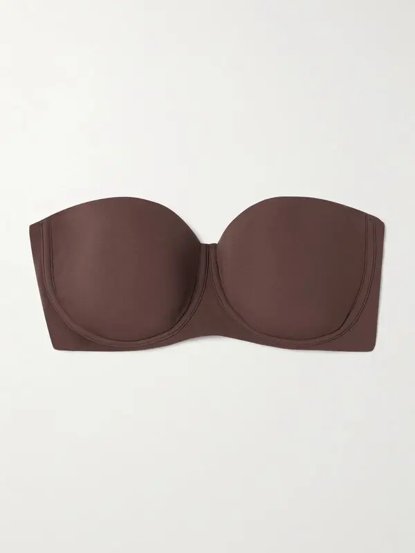SKIMS Fits Everybody Strapless Bra - Brown
