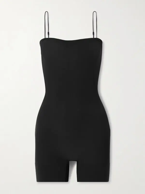 SKIMS Everyday Sculpt Shortie Bodysuit - Black