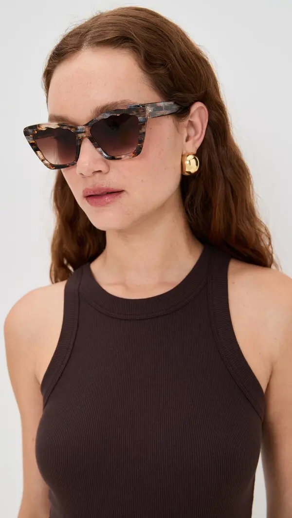 Krewe Brigitte Cateye Sunglasses - Plume | Editorialist display picture 2