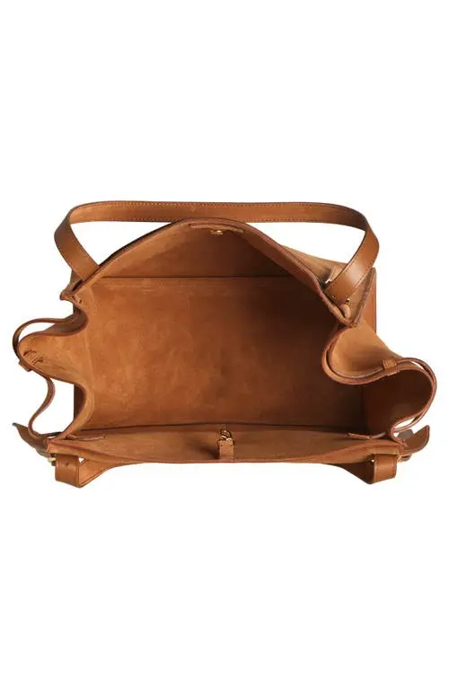 Coperni Cabas Suede Belted Tote - Brown