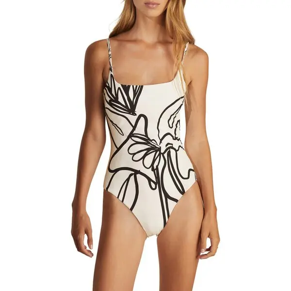 REISS Imogen Cutout One-piece Swimsuit - Ivory