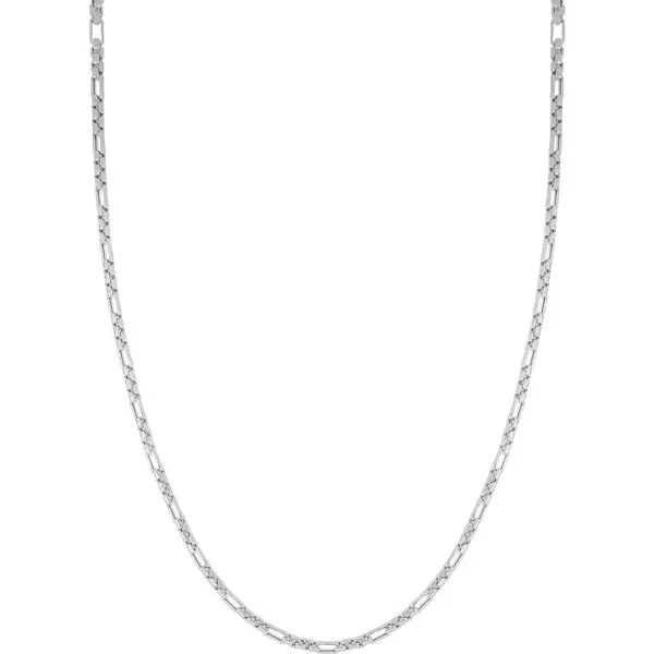 Bony Levy 14k Gold Box Chain Necklace - White