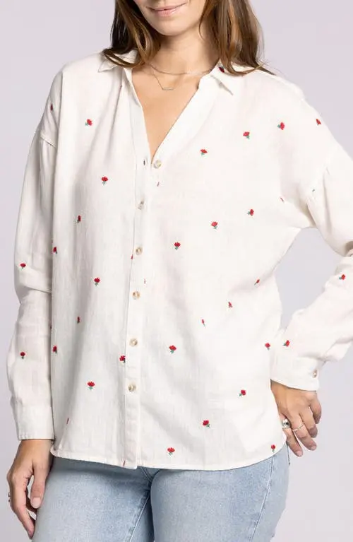 THREAD & SUPPLY Vena Oversized Button-up Shirt