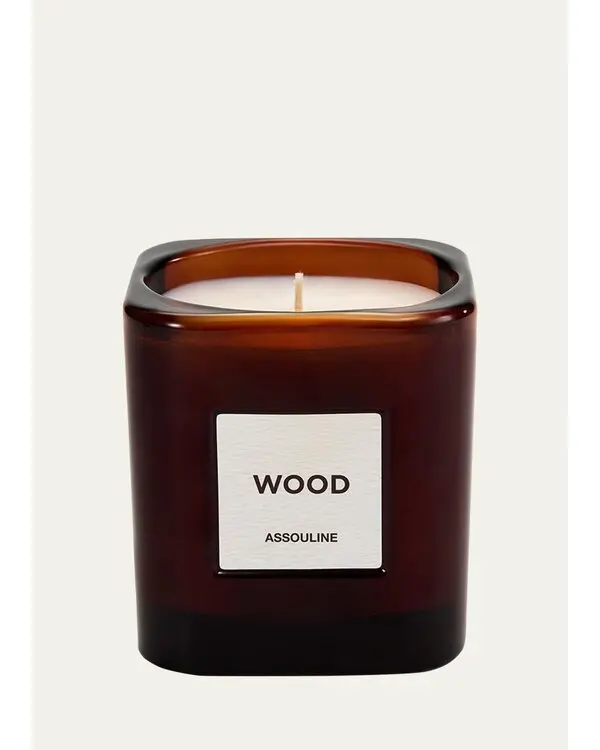 Assouline Wood Candle, 8 Oz