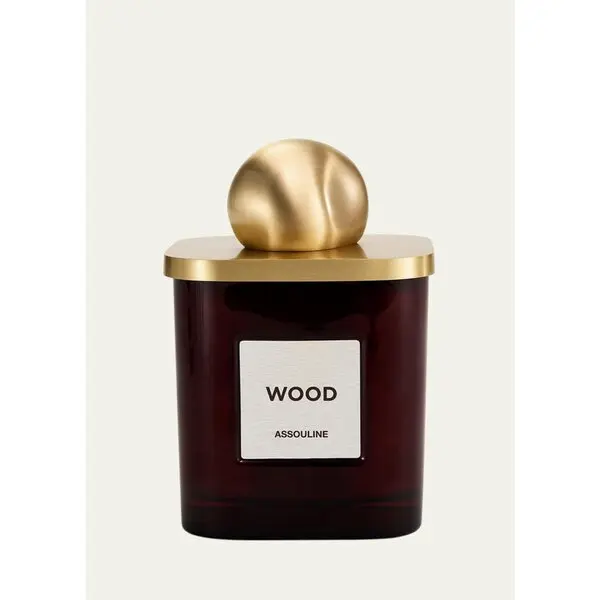 Assouline Wood Candle, 8 Oz