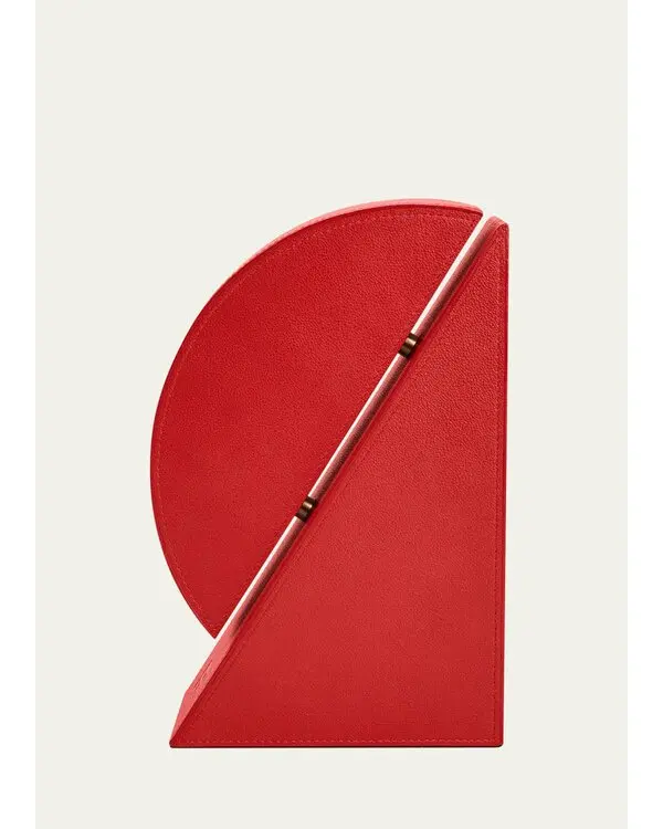 Assouline Cubist R Leather Bookend - Multi