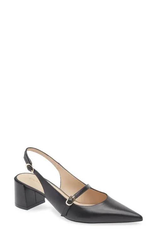 STUART WEITZMAN Emilia Mj Slingback Pumps - Black