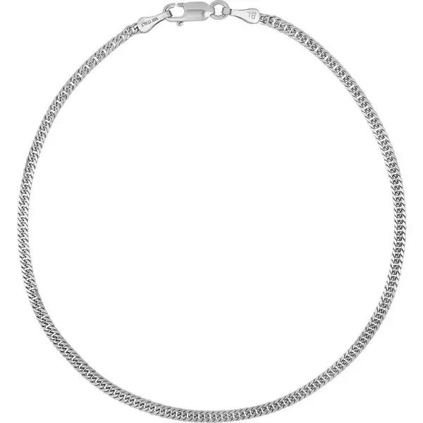 Bony Levy 14k Gold Curb Chain Bracelet - 14k White Gold