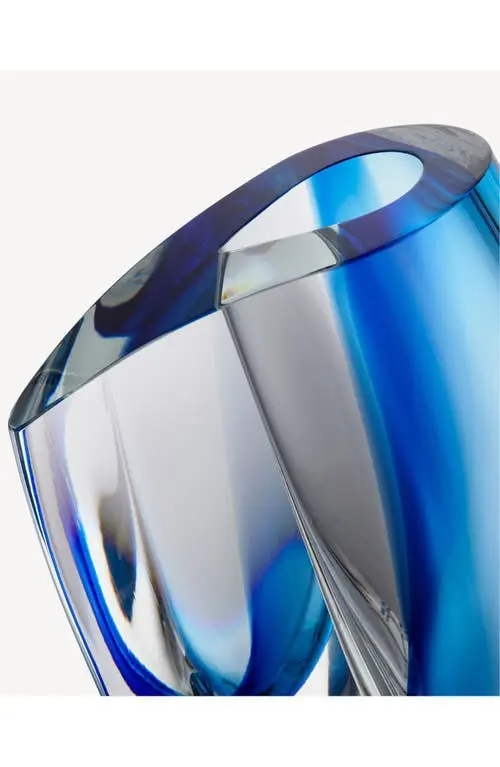 KOSTA BODA Mirage Extralarge Vase - Blue