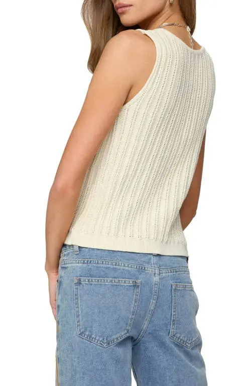 EDIKTED Verona Split Front Knit Top
