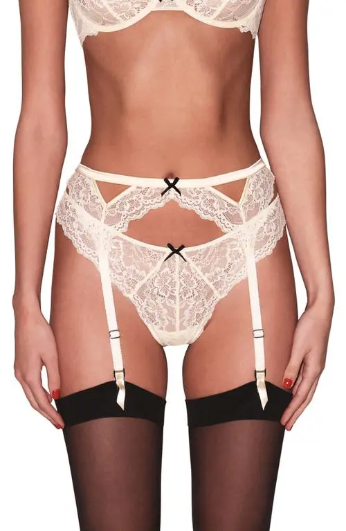 FLEUR DU MAL Bianca Lace Cheeky Briefs - Buttercup