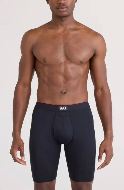 SAXX Assorted 2-pack Multi-sport Mesh Long Boxer Briefs - Remote Camo/black