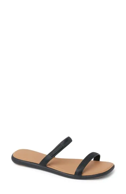 Reef Water Willow Marina Slide Sandal - Black/tan