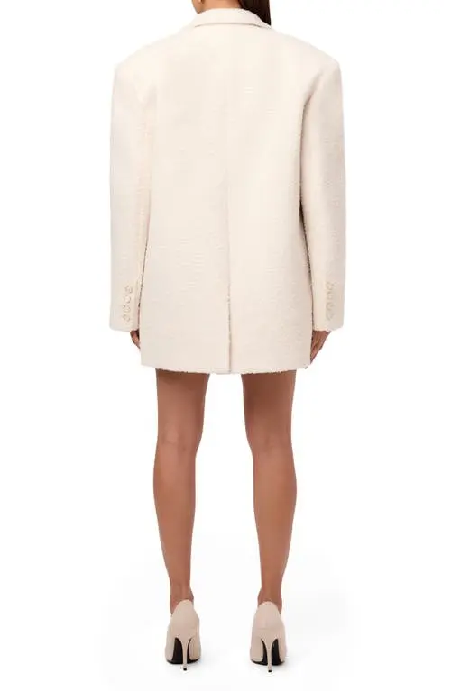 Naked Wardrobe Longline Bouclé Blazer