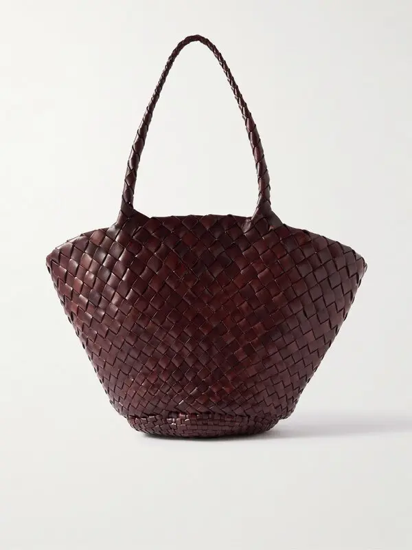 Dragon Diffusion Egola Woven Leather Tote