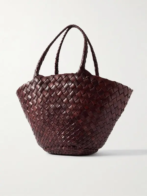 Dragon Diffusion Egola Woven Leather Tote