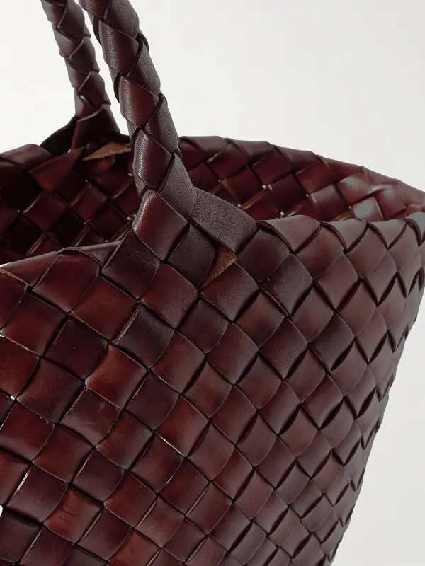 Dragon Diffusion Egola Woven Leather Tote
