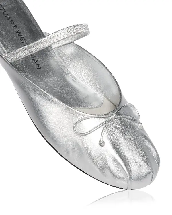 STUART WEITZMAN Prima Bow Ballet Flats