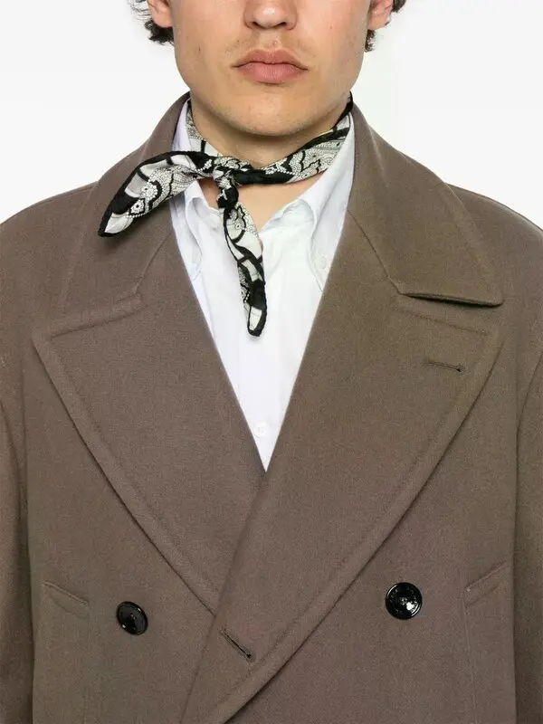 Tagliatore Double-breasted Coat - Brown