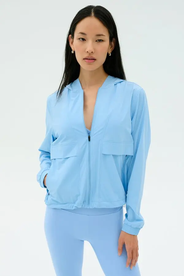 Splits59 Megan Woven Nylon Jacket - Skylight