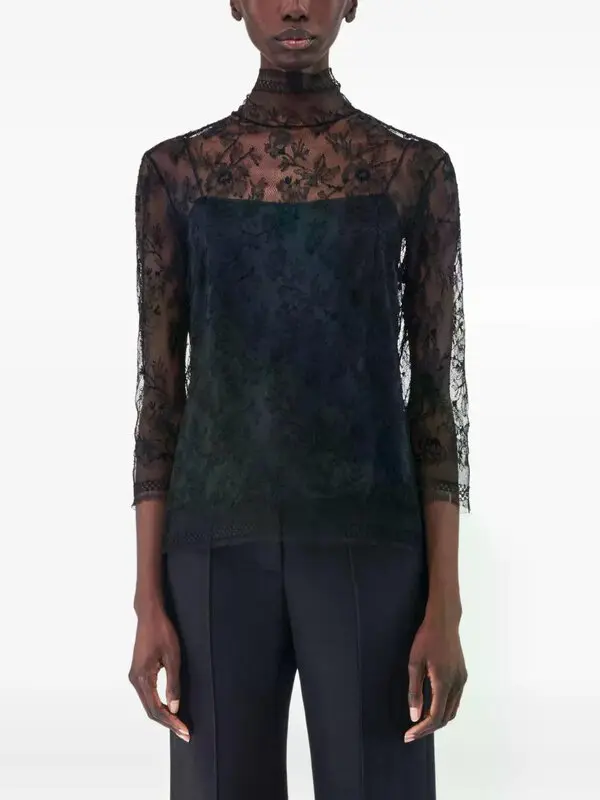 Adam Lippes Floral-lace Top