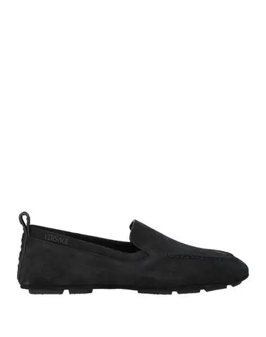 Versace Leather Loafers - Black