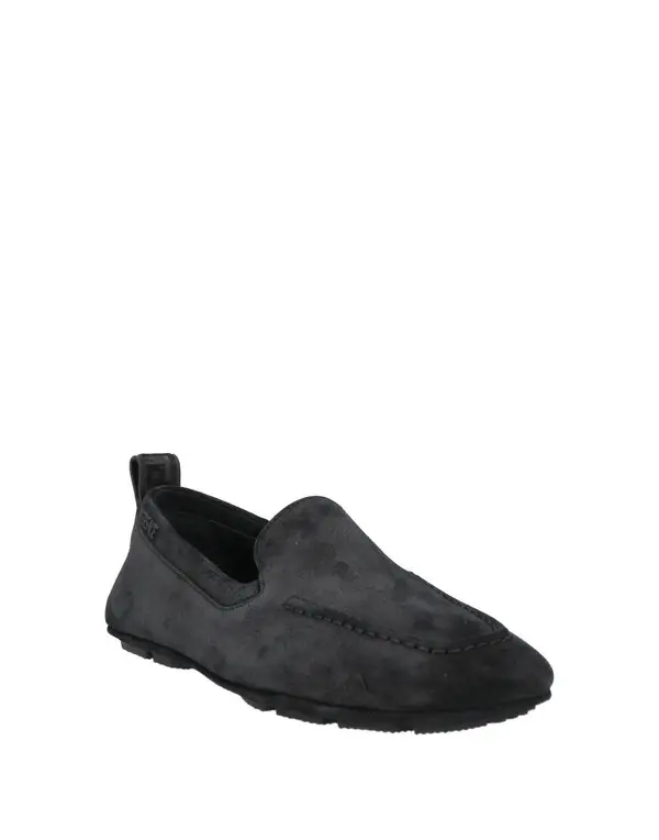 Versace Leather Loafers - Black