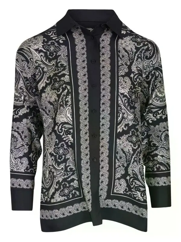 NILI LOTAN Alfie Shirt - Black