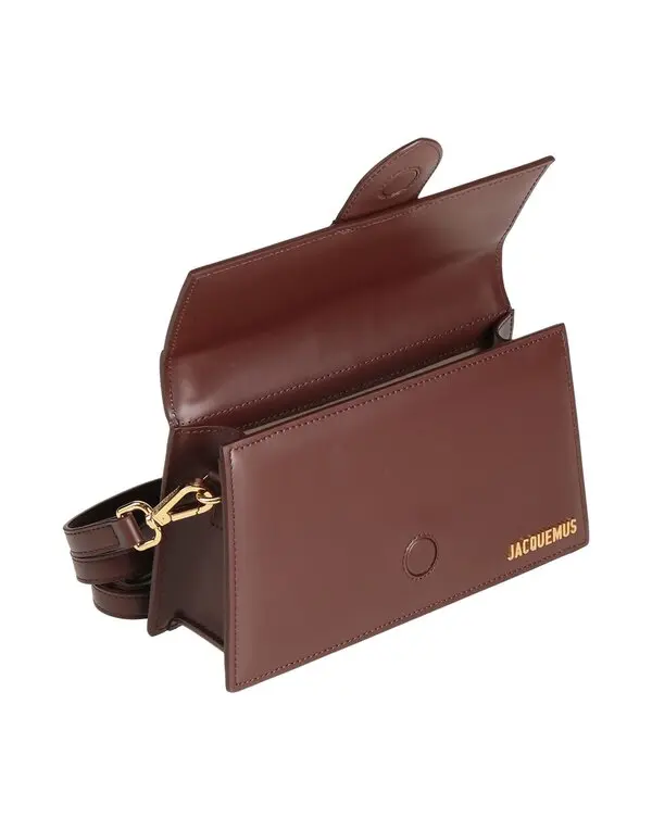 Jacquemus Handbag In Chocolate Cow Leather - Brown